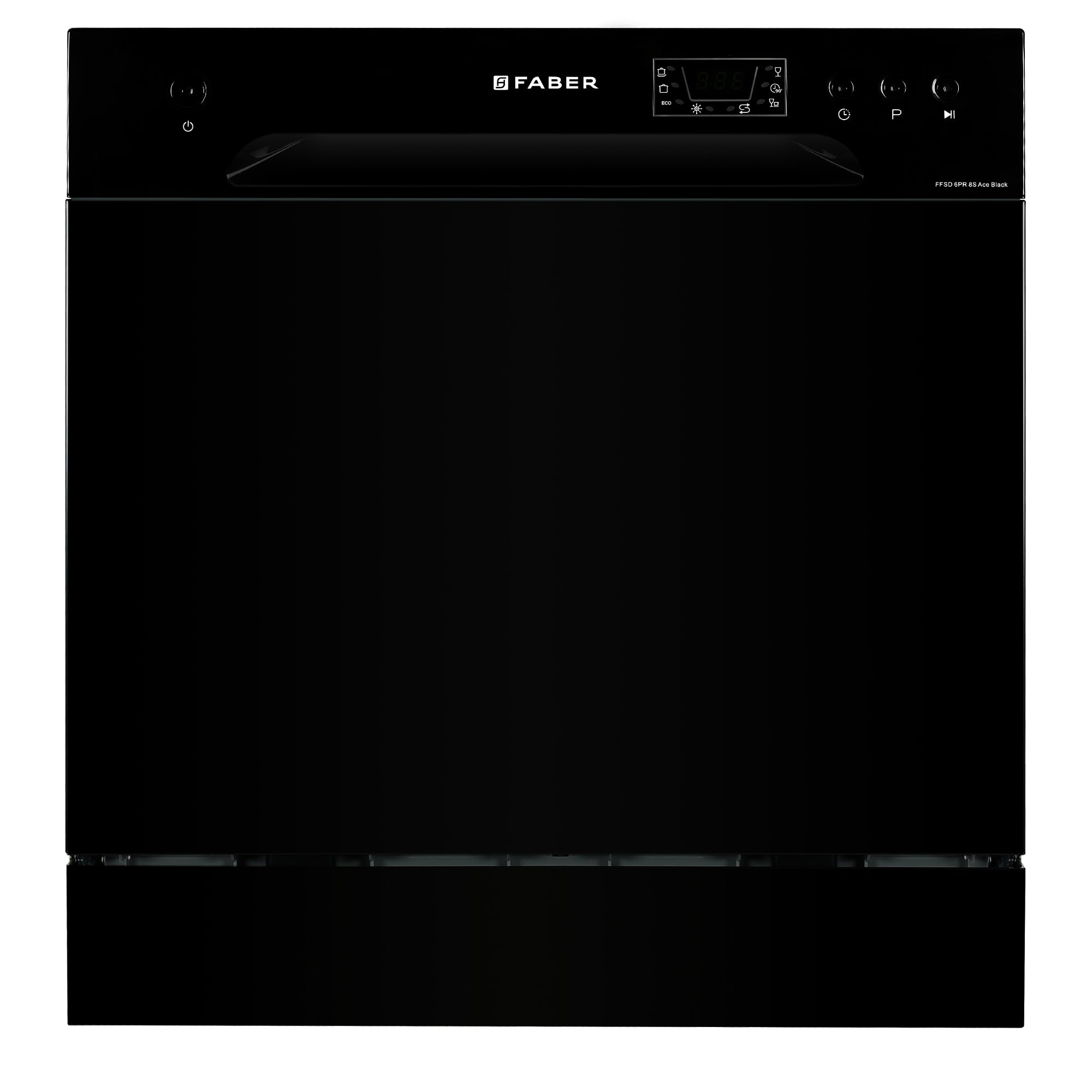 Buy FFSD 6PR 8S Ace Black Dishwashers Online - Faber - Buy now at ₹ 26,817