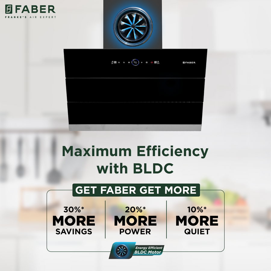 Faber 75cm Chimney - Kitchen Chimney 75cm - Buy Filter less Auto Clean ...