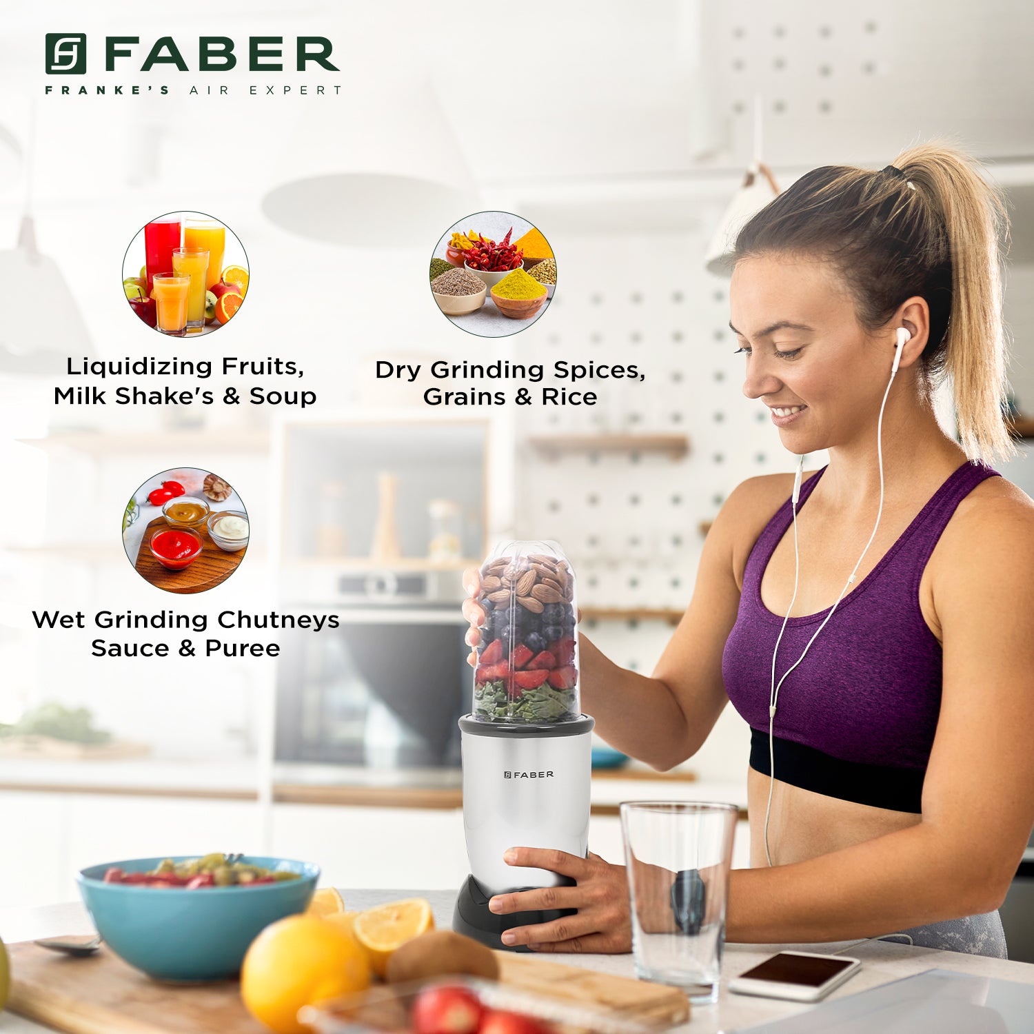Buy Sportz Blender FSB 2in1 NERO Online Kitchen Small Appliances - Buy ...