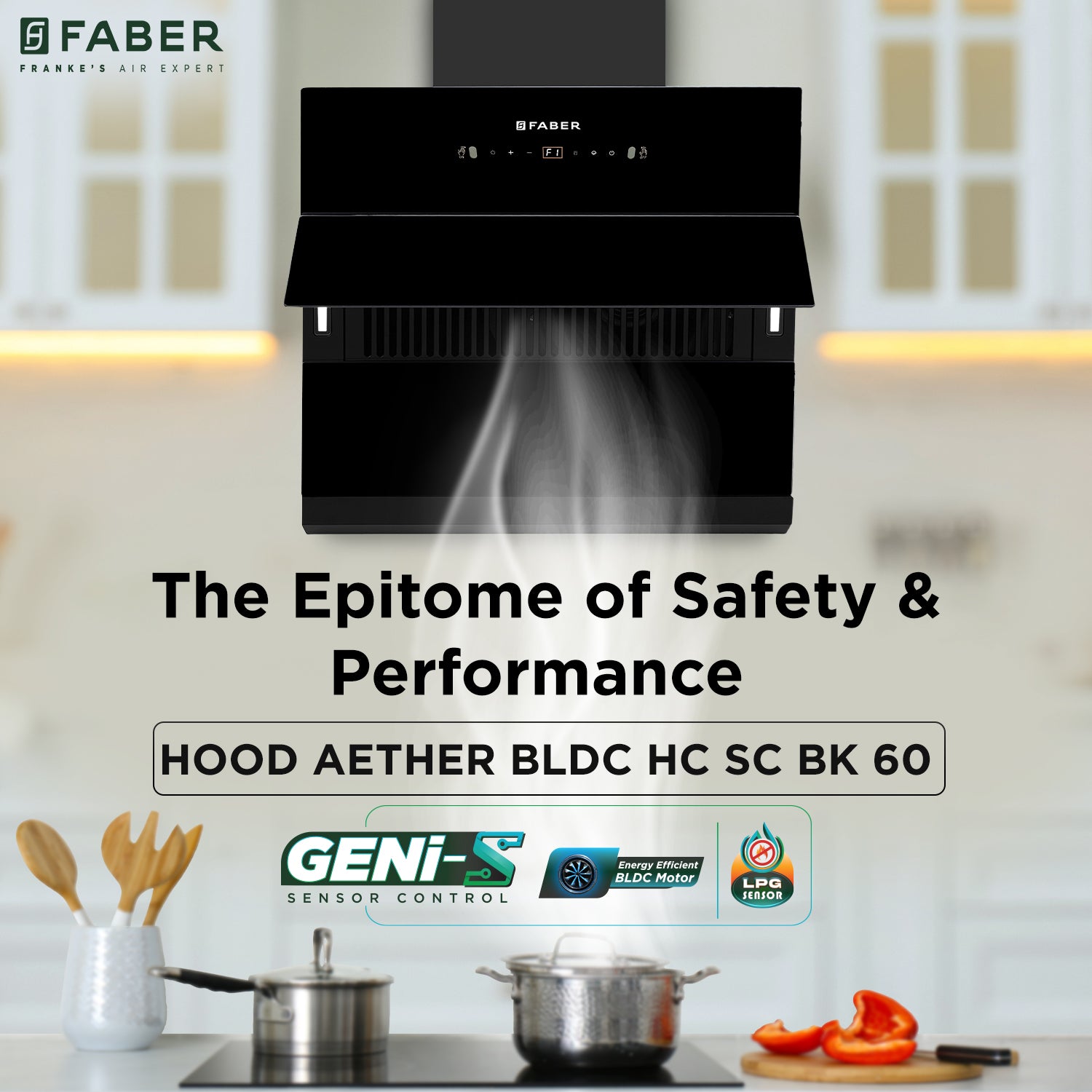 Buy Kitchen Chimney Hood Sigma BLDC HC SC BK 60 Online - Buy now at ...