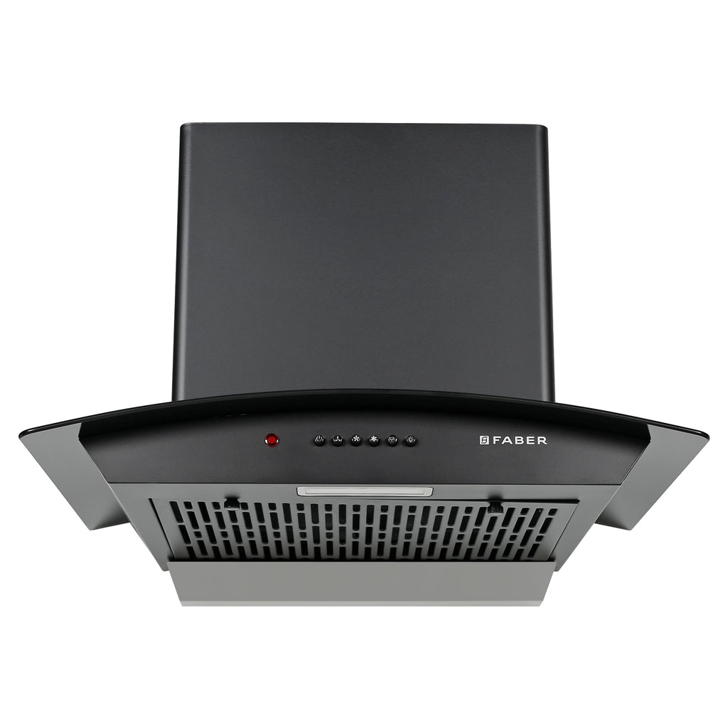 Shop Faber HOOD ALPHA IN HC Push Button FL BK 60cm Kitchen Chimney ...