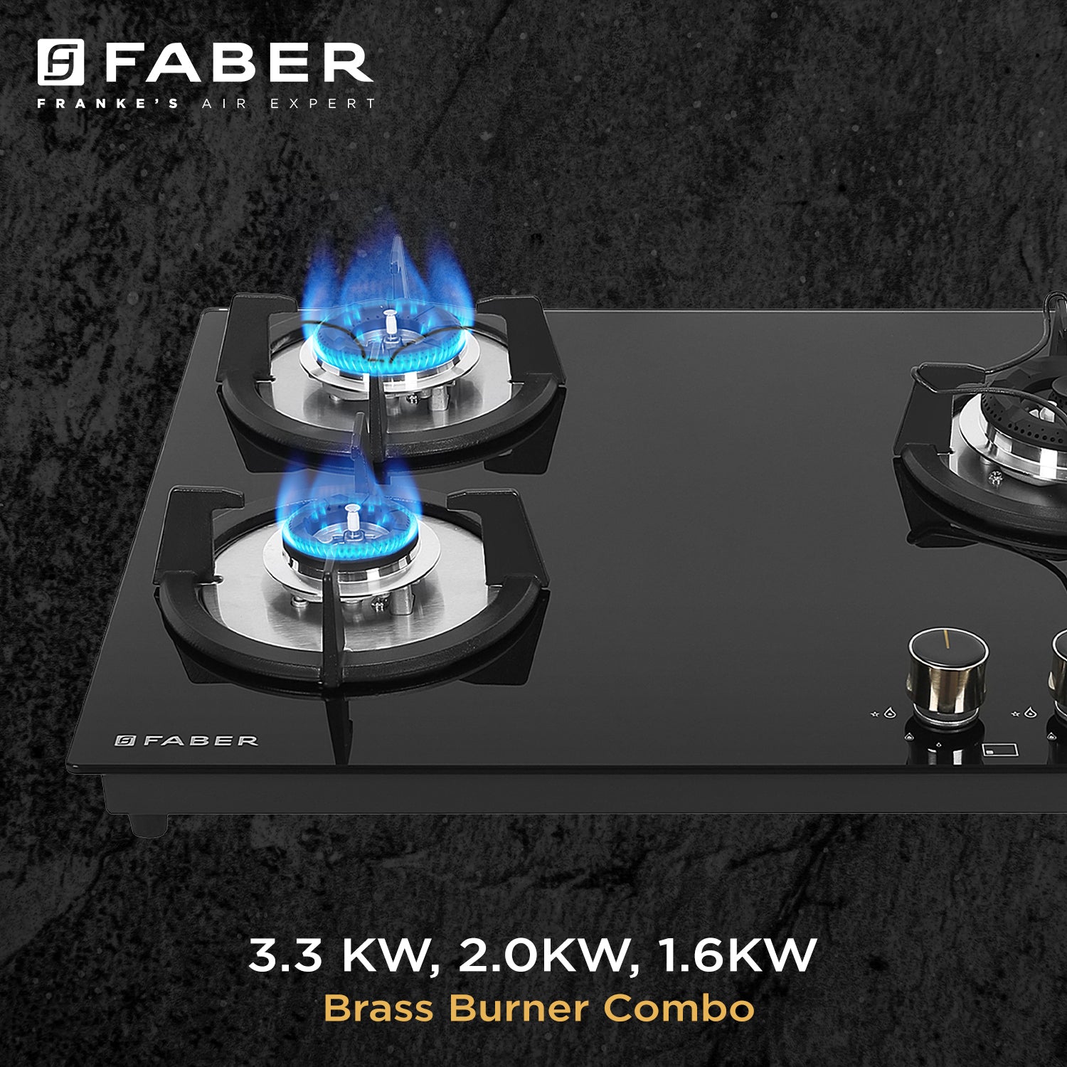 Buy Faber HOB SUPERIA HT653 BR AI 3 Burner Gas Stove Online - Buy now ...
