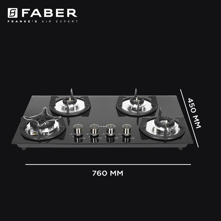 Buy Faber HOB SUPERIA HT764 BR AI 4 Burner Hobtop Stove Online - Buy ...