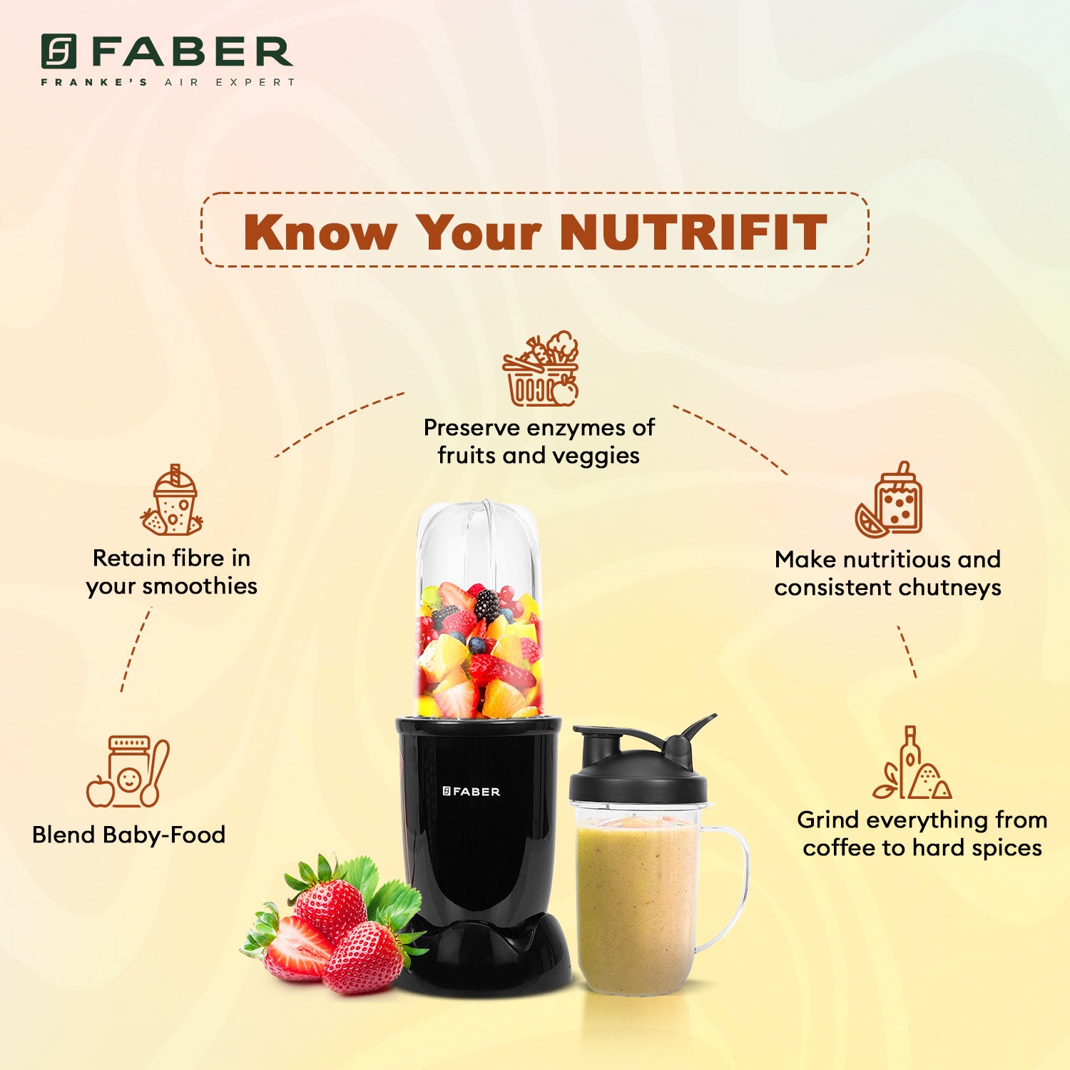 Buy Electric Faber 5 in 1 Blender Machine Online At Best Price - Buy ...
