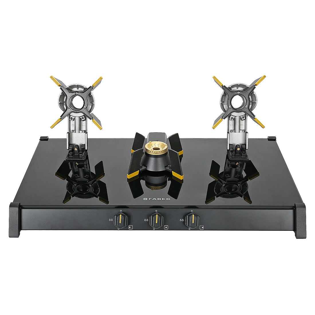 Buy Faber Best 3 Burner GENIUS 753 BK Cooktop Online - Buy now at ₹ 15,047