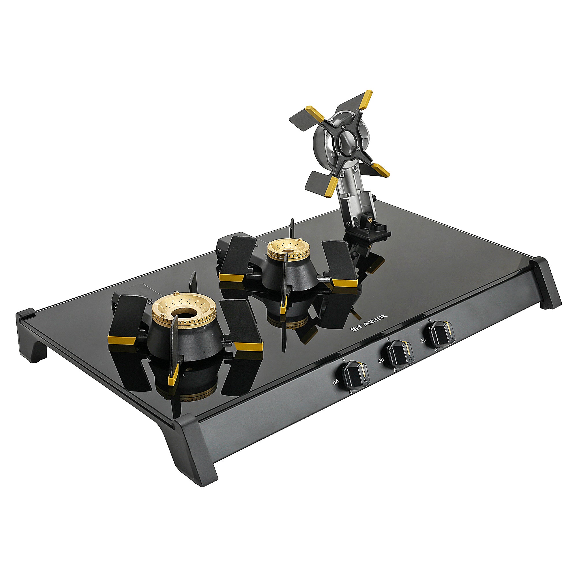 Buy Faber Best 3 Burner GENIUS 753 BK Cooktop Online - Buy now at ₹ 13,520