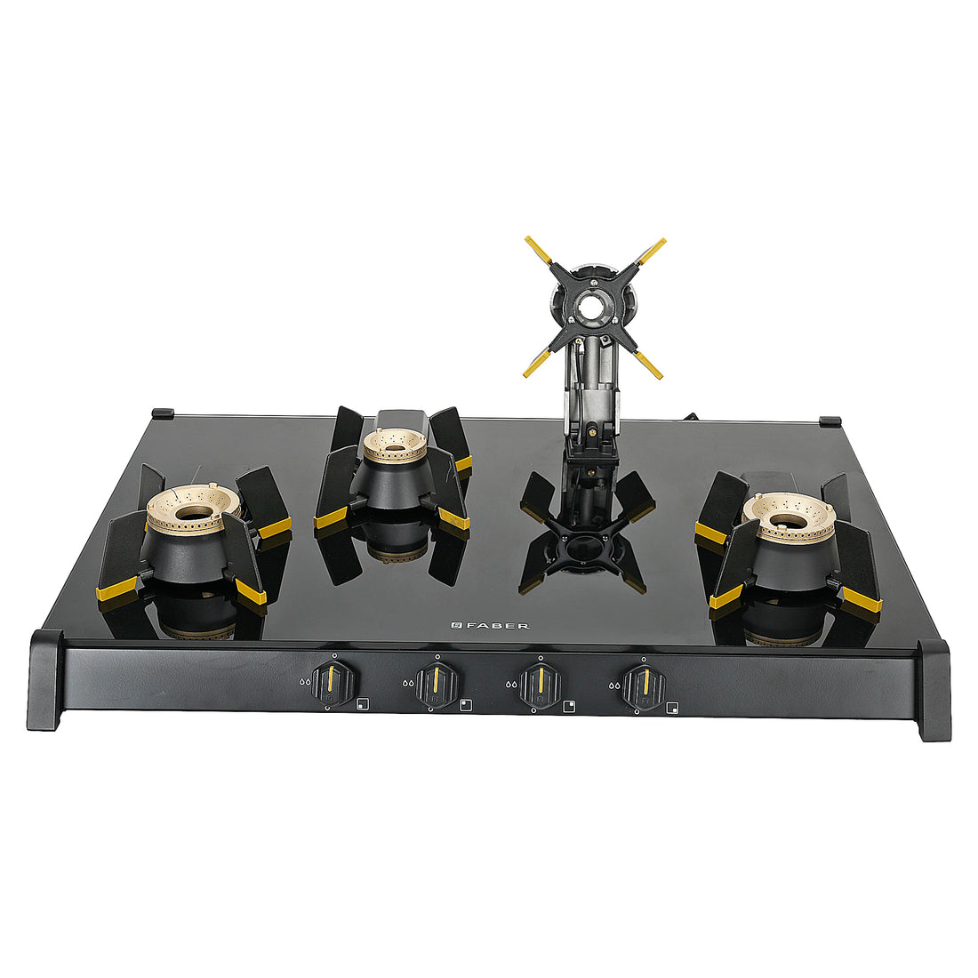 Buy Faber Cooktop Best 4 Burner GENIUS 804 AI BK Online - Buy now at ...
