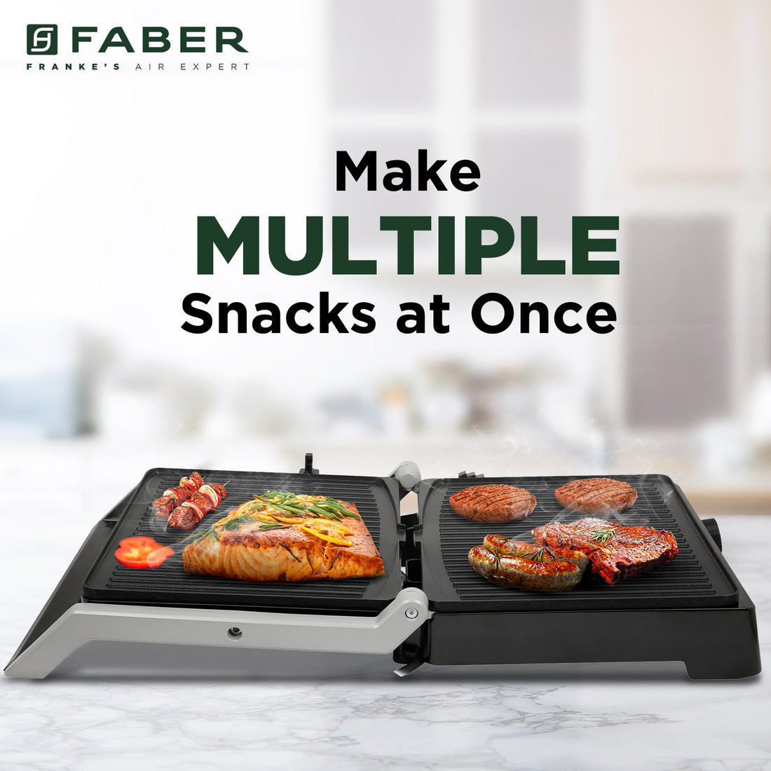 Buy Faber Best FTG 2200W 3in1 Black Sandwich Maker Online - Buy now at ...