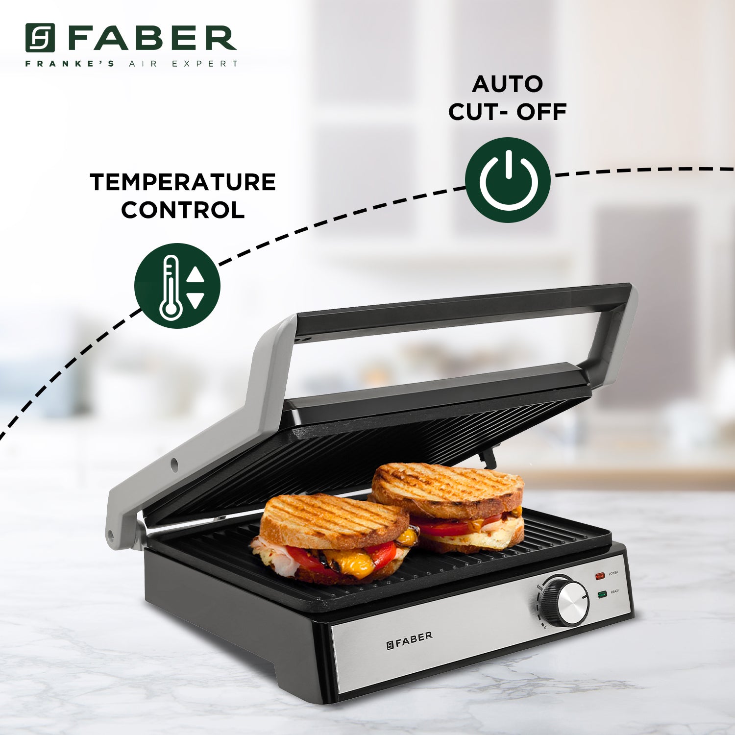 Buy Faber Best FTG 2200W 3in1 Black Sandwich Maker Online - Buy now at ...