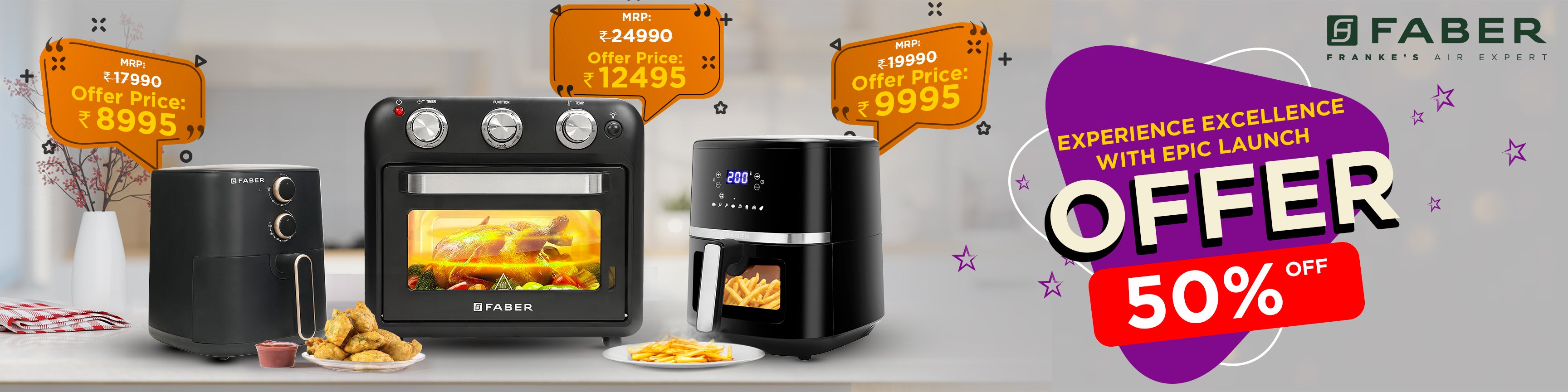 Best Kitchen Chimney Cooktops & Appliances in India - Faber India