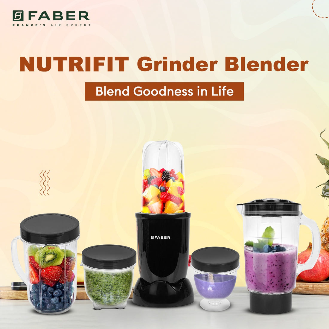 Buy Electric Faber 5 in 1 Blender Machine Online At Best Price - Buy ...