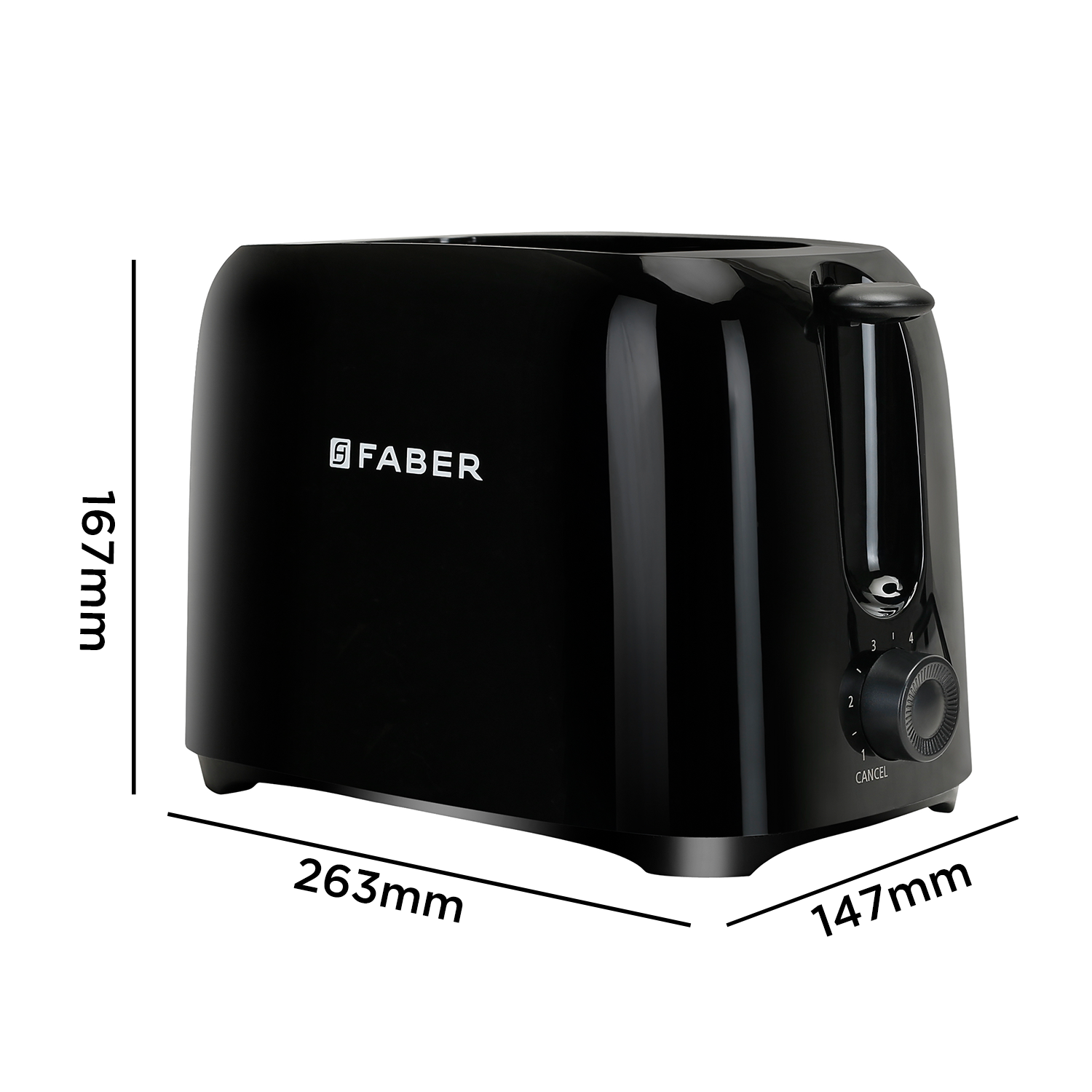 Buy FT 750W BK LID - Pop Up Toaster Toaster Online - Faber India - Buy ...