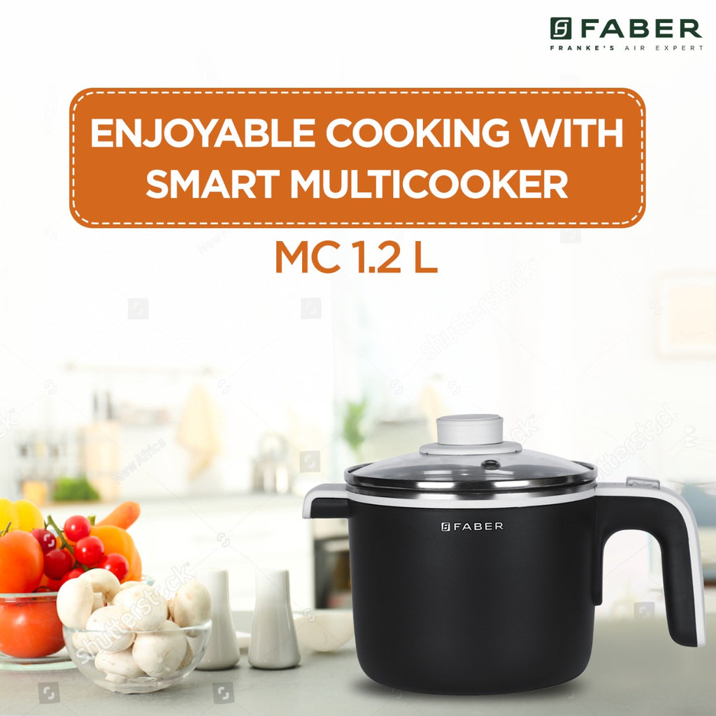 Buy Faber Best FMC 1.2 Litre Black Multicooker Online - Buy now at ₹ 1,699