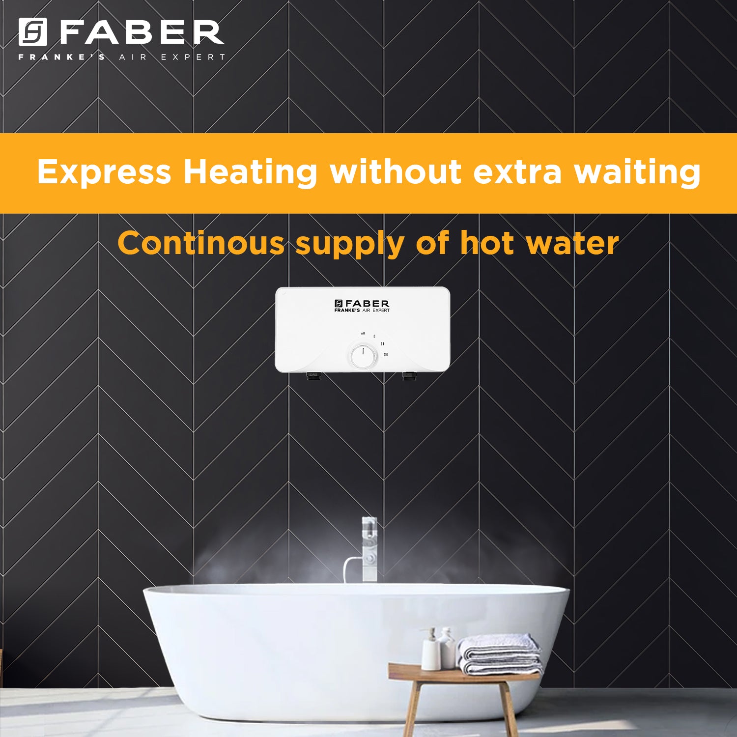 Buy Faber Best FWG AGNES 3.5 kW Instant Water Heater Online – Faber India