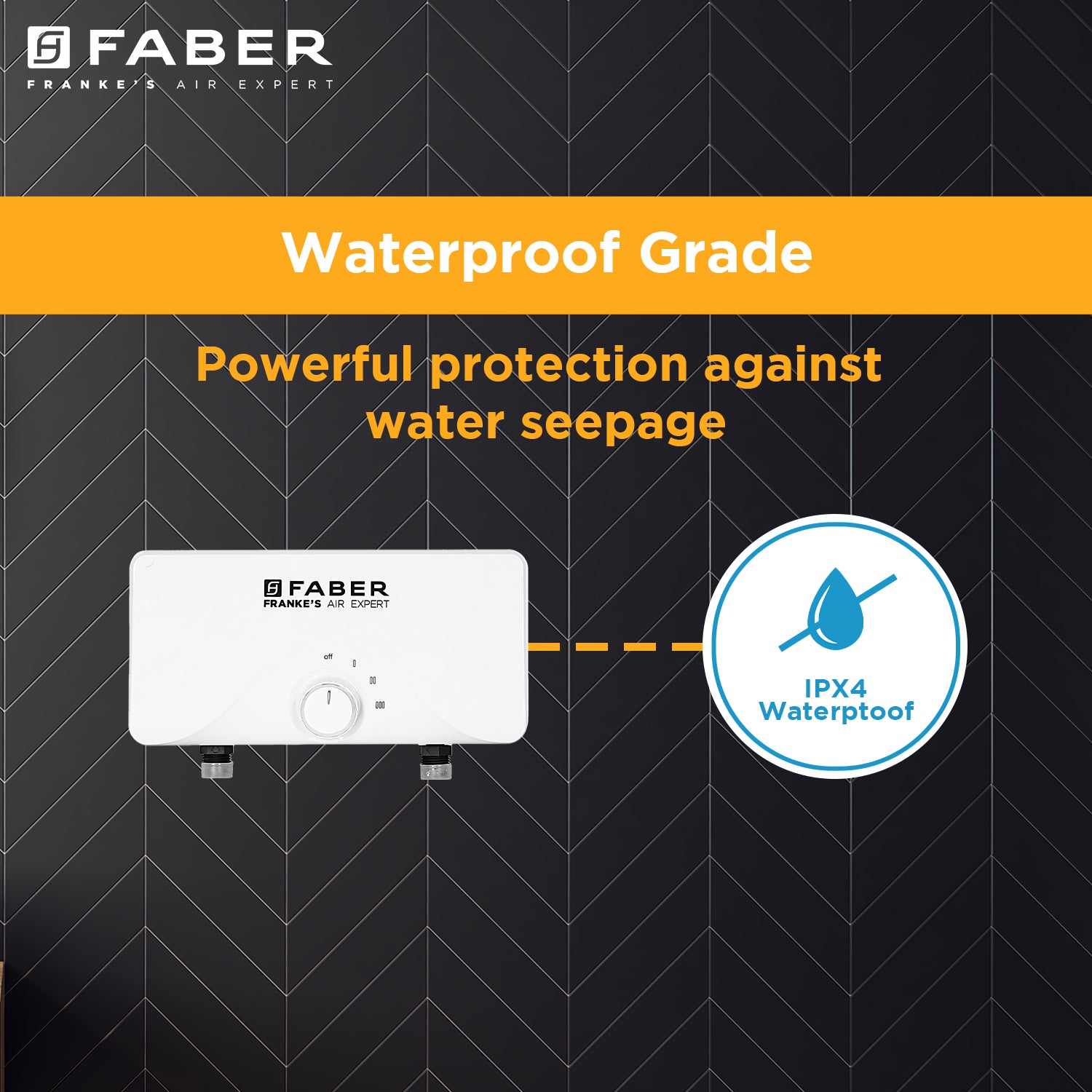 Buy Faber Best FWG AGNES 3.5 kW Instant Water Heater Online – Faber India