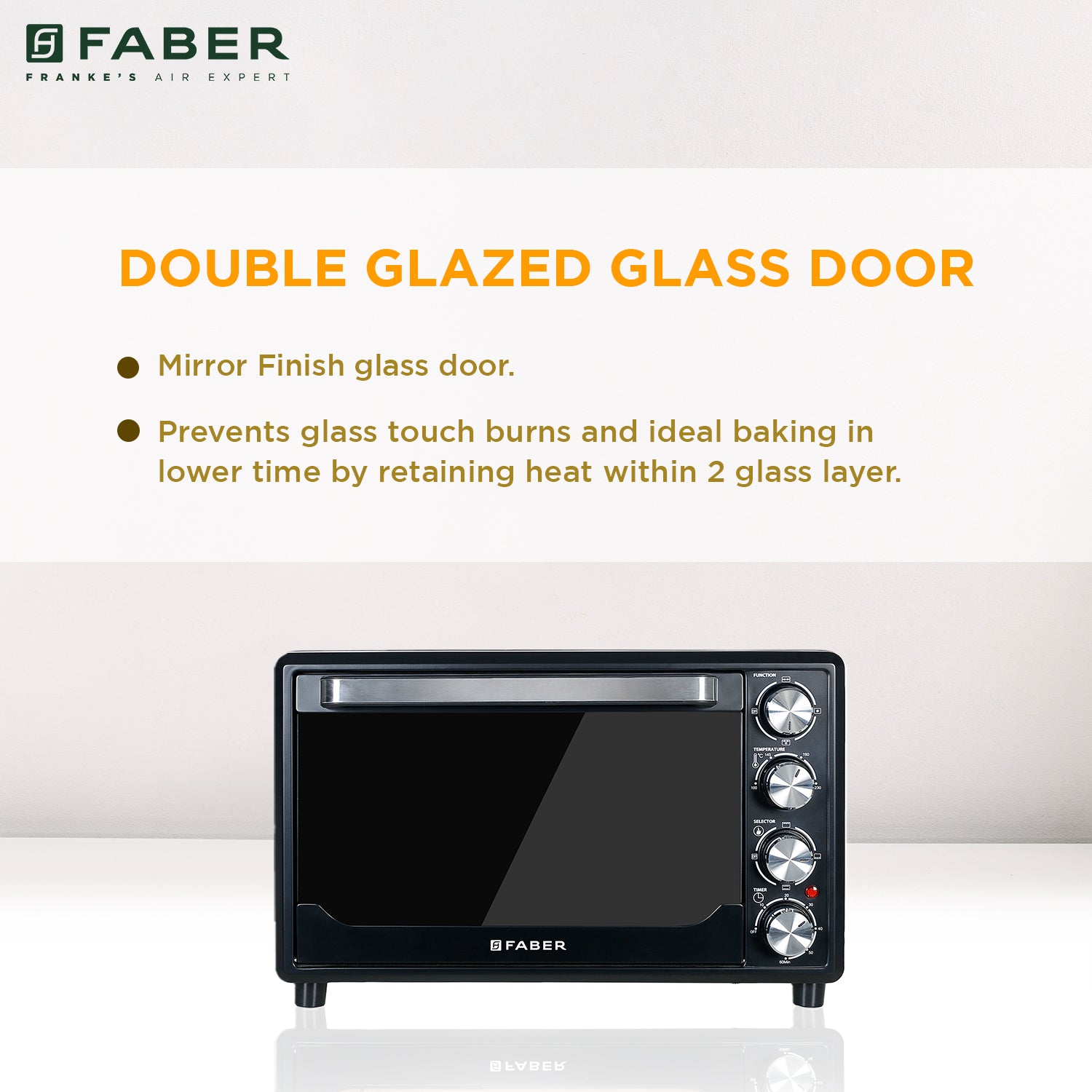 Buy Faber FOTG Black 34L Best Double Glaze Oven Toaster Grill - Buy now ...