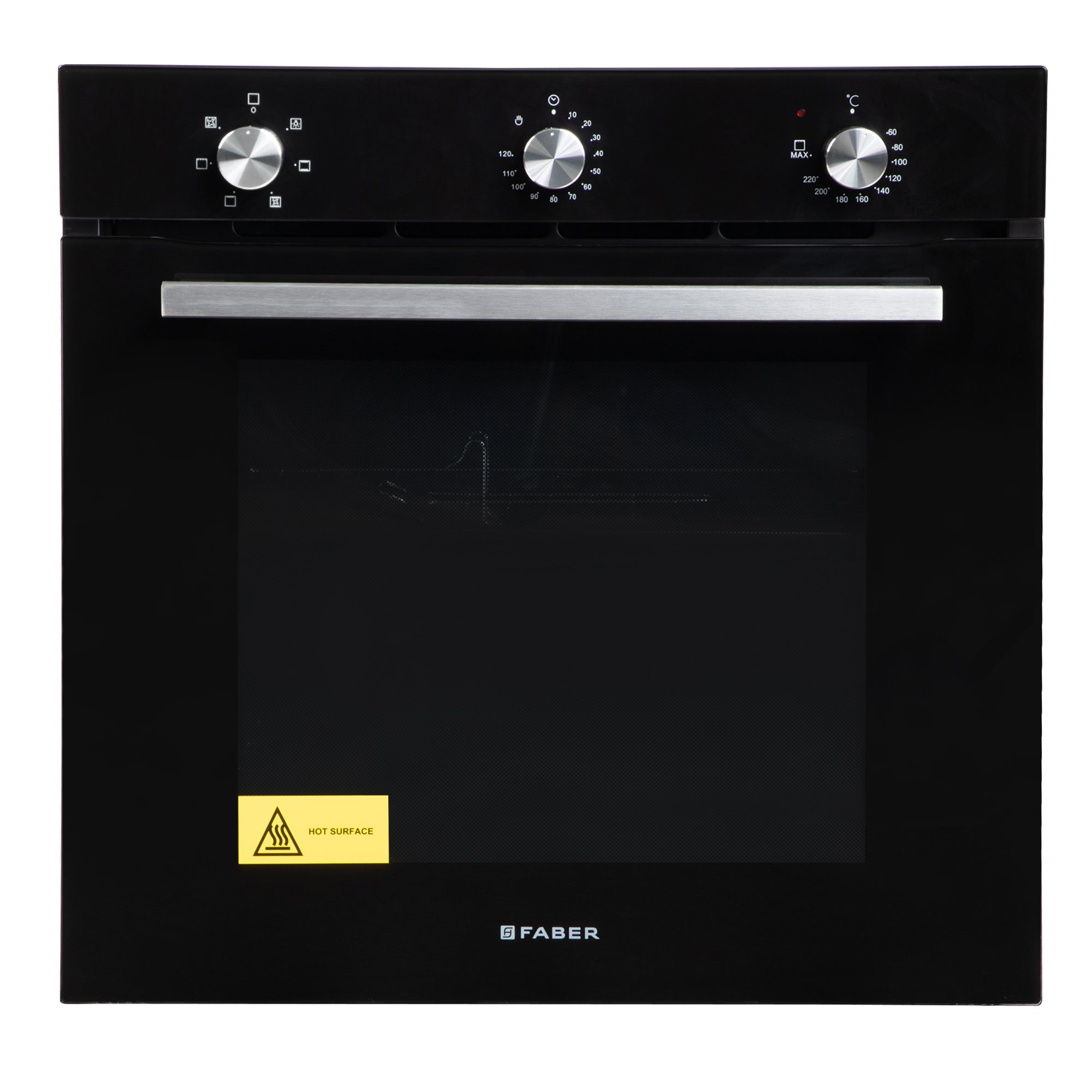 Shop FBIO 6F 80 Litres Black Touch Control Built-in Oven - Buy now at ...