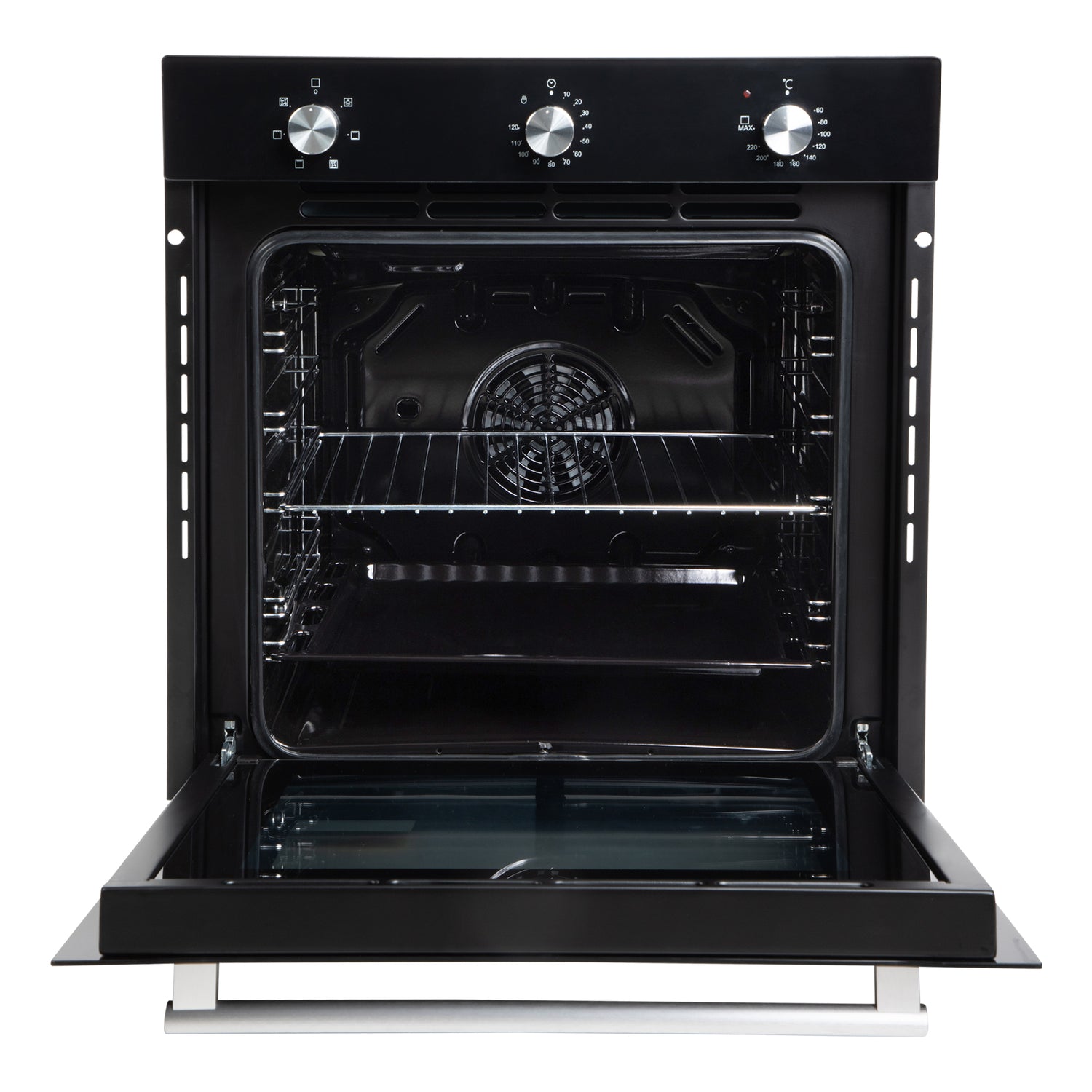 Shop FBIO 6F 80 Litres Black Touch Control Built-in Oven - Buy now at ...