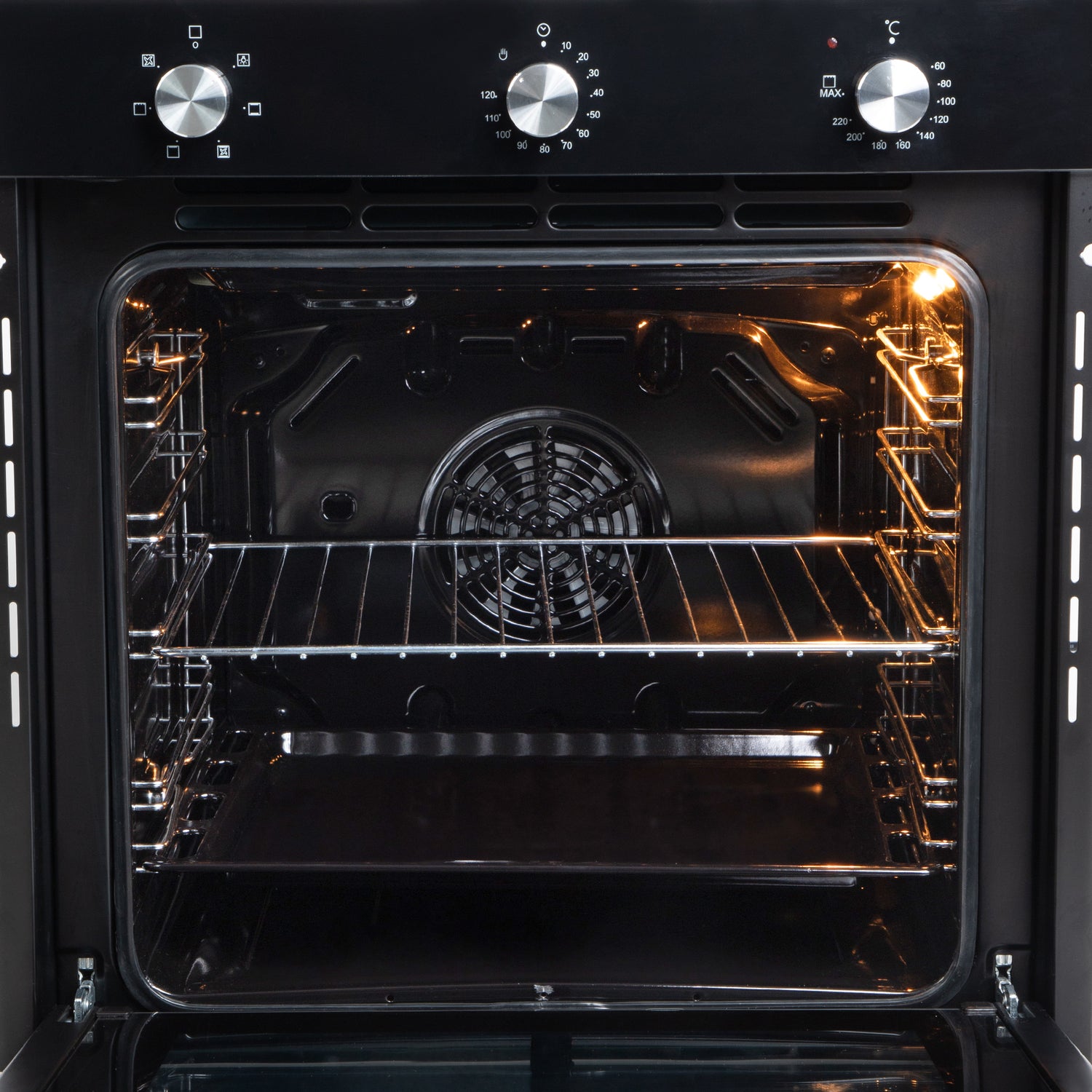 Shop FBIO 6F 80 Litres Black Touch Control Built-in Oven - Buy now at ...