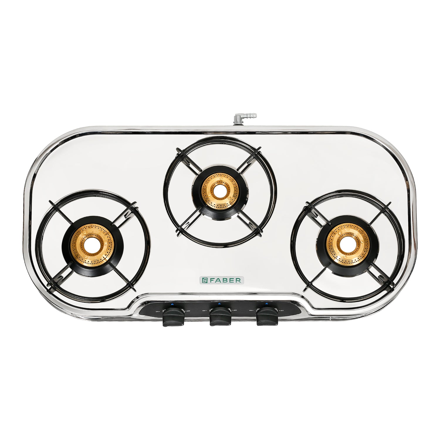 Buy HOB COOKTOP CRYSTAL 3BB SS Cooktop Online - Faber India