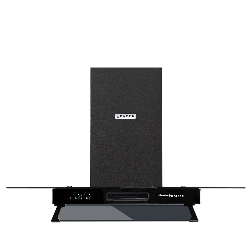 90cms Kitchen Chimney Baffle Filter | High Suction LED Chimney | AERO ...