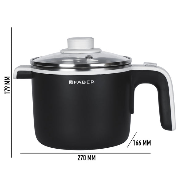 Buy Faber Best FMC 1.2 Litre Black Multicooker Online - Buy now at ₹ 1,699