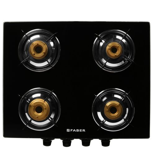 Shop Faber Cooktop Black REMO 4 Burner Kitchen Gas Stove Online - Buy ...